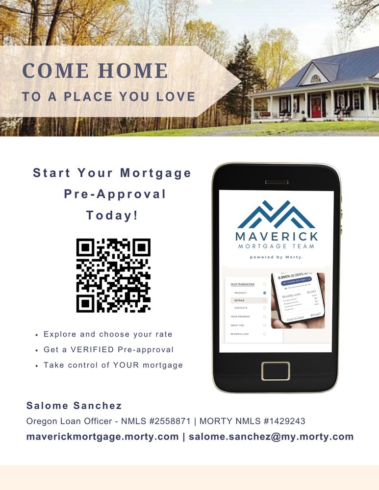 SALOME SANCHEZ - MAVERICK MORTGAGE TEAM POWERED BY MORTY - Updated ...