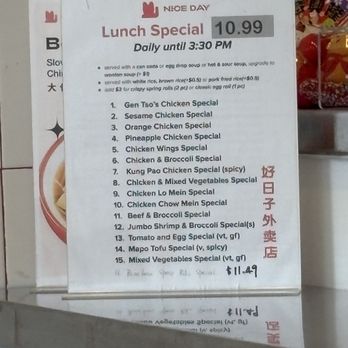 NICE DAY CHINESE - Updated December 2025 - 86 Photos & 53 Reviews ...