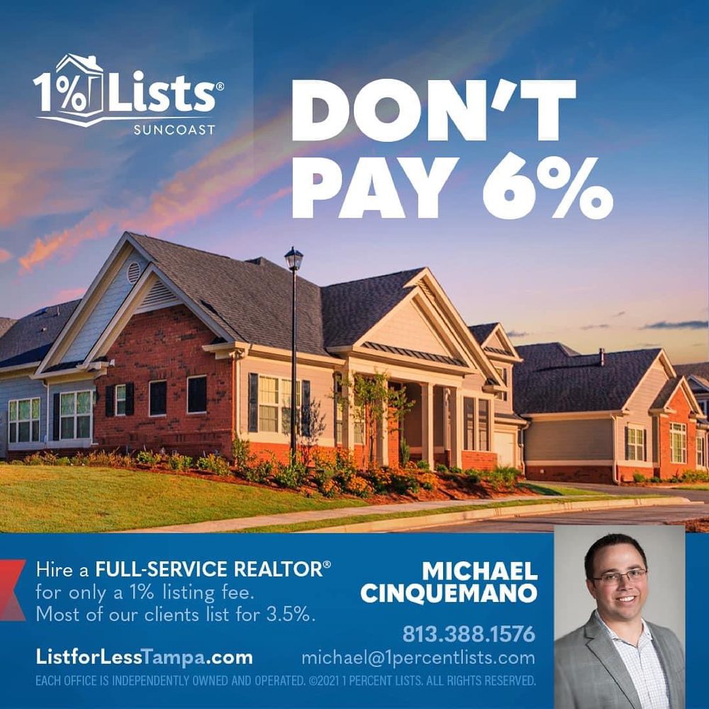 1 PERCENT LISTS SUNCOAST Real Estate Agents 6911 Pistol Range Rd