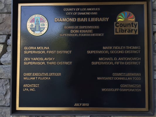 LA COUNTY LIBRARY - DIAMOND BAR LIBRARY - Updated October 2025 - 79 ...
