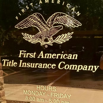 FIRST AMERICAN TITLE INSURANCE COMPANY - Updated May 2026 - 2125 E ...