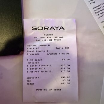 SORAYA - Updated January 2026 - 156 Photos & 57 Reviews - 160 W Fort St ...