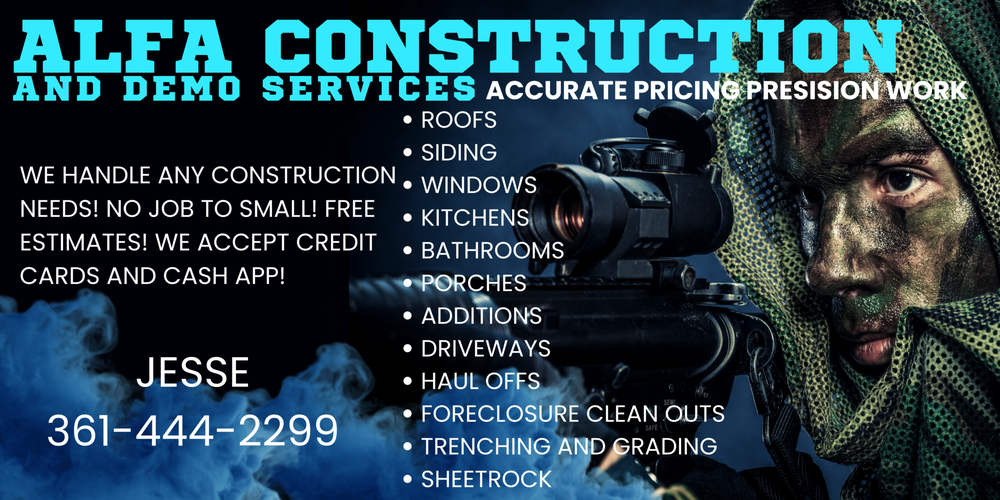 ALFA CONSTRUCTION AND DEMO SERVICES - Updated February 2025 - 4909 ...