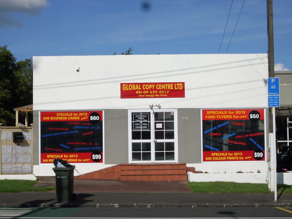 GLOBAL COPY CENTRE - Updated September 2024 - 774 Dominion Rd, Balmoral ...
