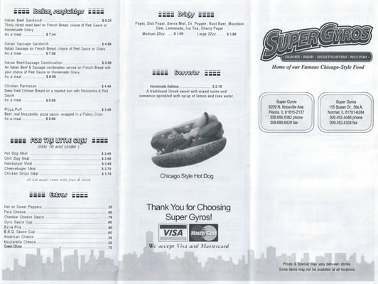 SUPER GYROS - Updated July 2025 - 17 Photos & 42 Reviews - 115 Susan Dr ...