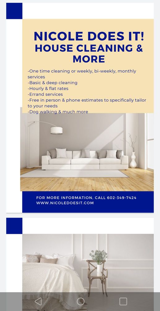 NICOLE DOES IT, HOUSE CLEANING & MORE - Updated May 2024 - 17716 W ...