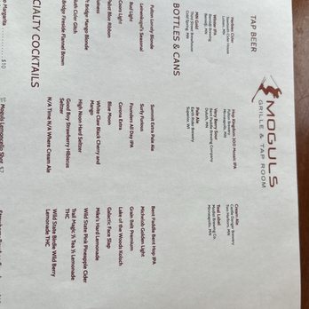MOGULS GRILLE & TAP ROOM - Updated December 2025 - 61 Photos & 93 ...