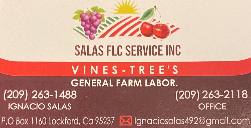 SALAS FLC SERVICE - Updated August 2025 - PO Box 1160 Lockefor ...