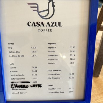CASA AZUL COFFEE - Updated July 2024 - 100 Photos & 52 Reviews - 300 W ...