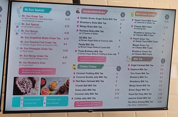 MR. SUN - 440 Main St, Pleasanton, California - Bubble Tea - Yelp