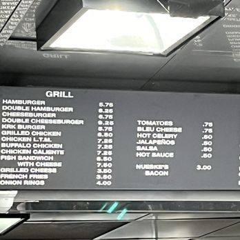 Kopps menu store