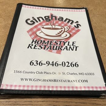 GINGHAM’S HOMESTYLE RESTAURANT with photos - Updated August 2024 - 608 ...