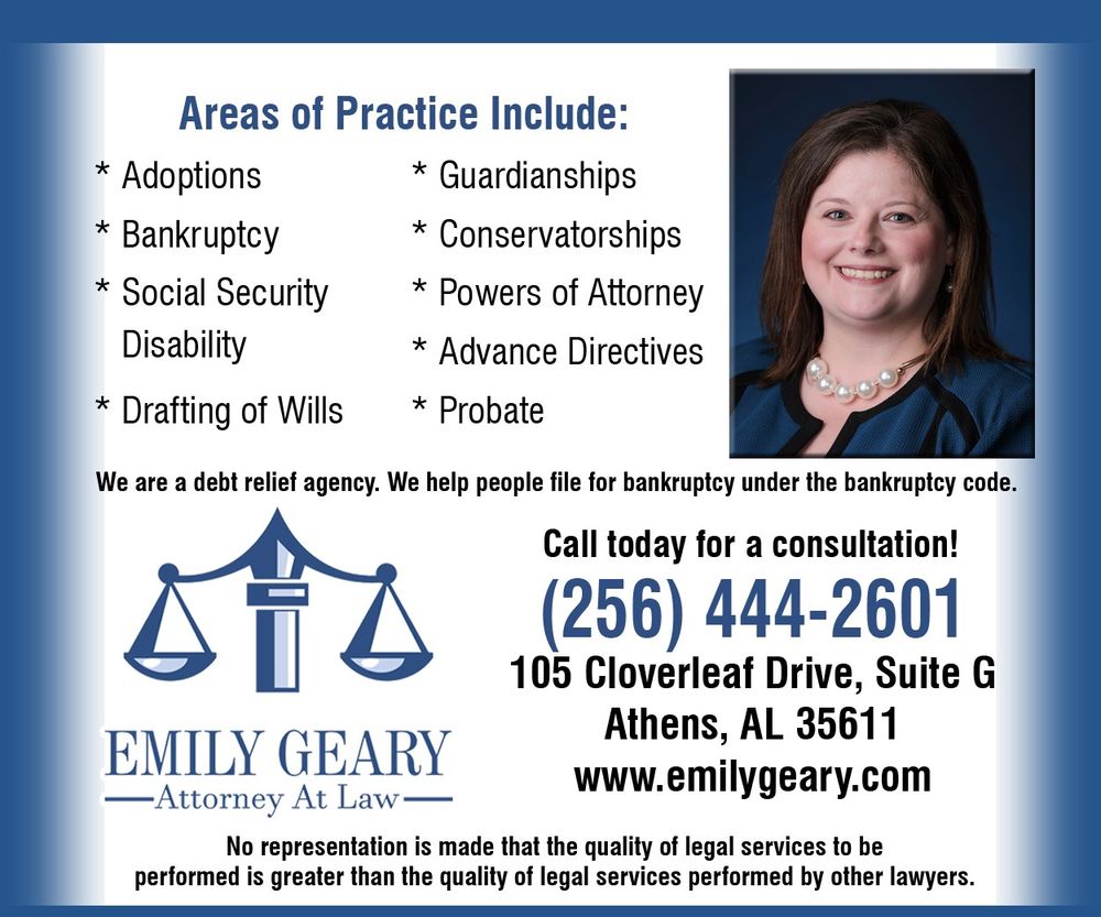 EMILY GEARY ATTORNEY AT LAW - Updated August 2024 - 105 CloverLeaf Dr ...