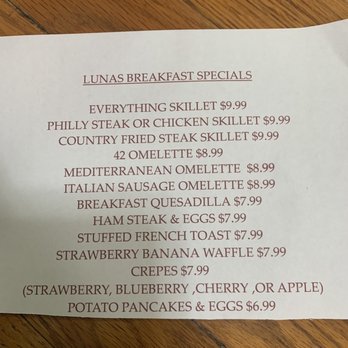 LUNA’S FAMILY RESTAURANT - Updated December 2025 - 34 Photos & 39 ...