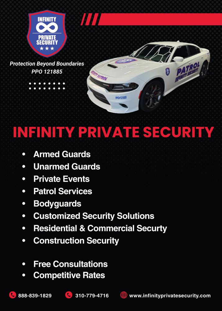 INFINITY PRIVATE SECURITY - Updated October 2025 - 21550 W Oxnard St ...