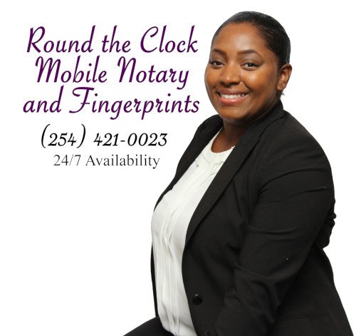 ROUND THE CLOCK MOBILE NOTARY & FINGERPRINTS - Pendleton, Texas ...