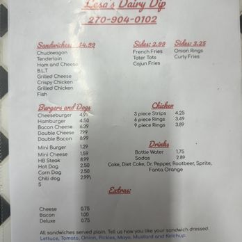 LESA’S DAIRY DIP - Updated December 2025 - 200 College St, Bowling ...