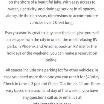 APACHE LAKE RESORT - Updated October 2024 - 70 Photos & 46 Reviews ...