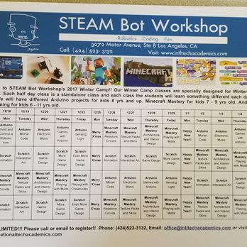 STEAM BOT WORKSHOP - Updated July 2025 - 21 Photos - 3272 Motor Ave ...