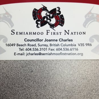 SEMIAHMOO FIRST NATION - Updated January 2025 - 16049 Beach Road ...