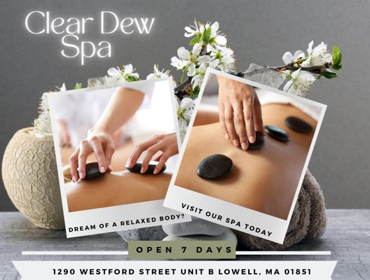 CLEAR DEW SPA - Updated January 2026 - 1290 Westford St, Lowell ...