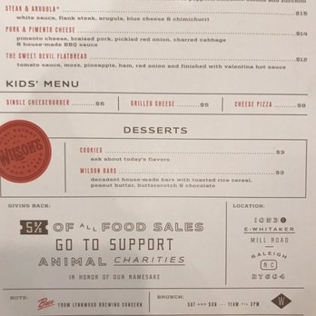 WILSON’S EATERY - 352 Photos & 211 Reviews - 1053 E Whitaker Mill Rd ...