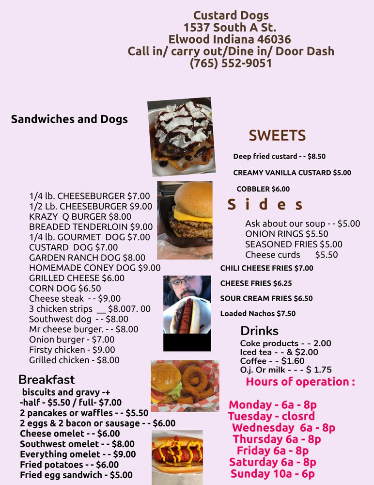 CUSTARD DOGS - Updated January 2026 - 1537 S A St, Elwood, Indiana ...