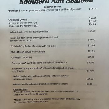 SOUTHERN SALT SEAFOOD COMPANY AND WATERFRONT RESTAURANT - Updated May ...