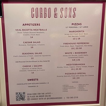 CORBO & SONS - Updated July 2025 - 86 Photos & 29 Reviews - 101 ...