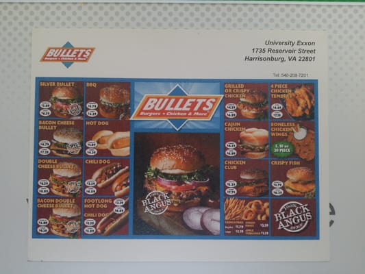 BULLETS BURGERS, CHICKEN AND MORE - Updated October 2025 - 1735 ...