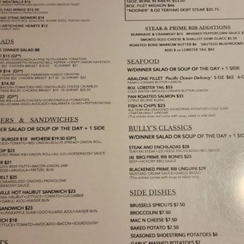 BULLY’S EAST PRIME BISTRO SPORTS BAR - Updated August 2025 - 1024 ...