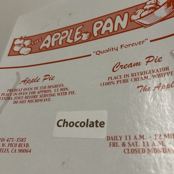 THE APPLE PAN - Updated March 2025 - 2532 Photos & 3577 Reviews - 10801 ...