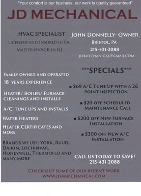 JD MECHANICAL - Updated October 2025 - 237 Franklin St, Bristol ...