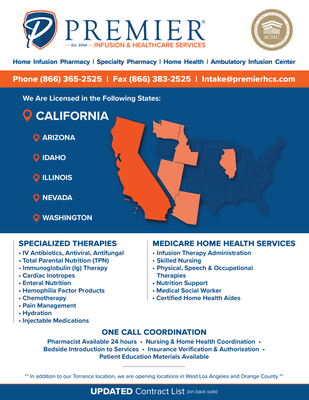 PREMIER INFUSION AND HEALTHCARE SERVICES - Updated October 2025 - 13 ...