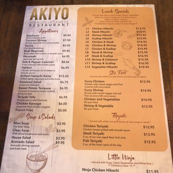 AKIYO HIBACHI JAPANESE RESTAURANT - Updated December 2024 - 84 Photos ...