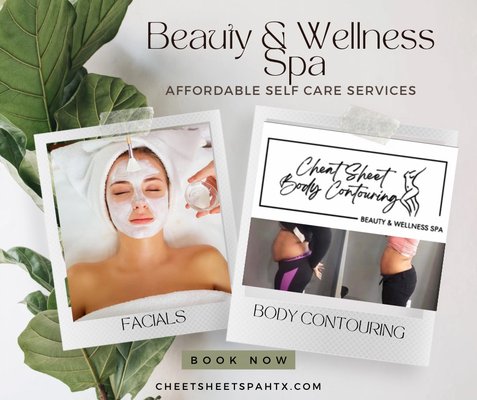 CHEAT SHEET BEAUTY & WELLNESS SPA - Updated October 2025 - 507 N Sam ...