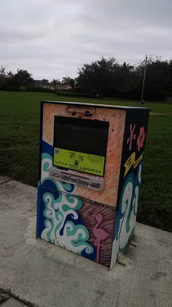 FLAMINGO PARK - LITTLE FREE LIBRARY - 12855 NW 8th St, Sunrise, FL - Yelp