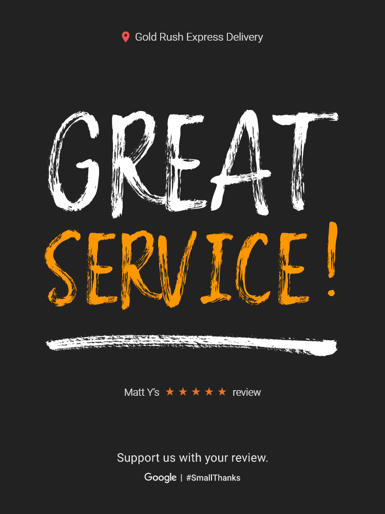 GOLD RUSH EXPRESS DELIVERY - Updated October 2025 - 20 Reviews - 910 ...