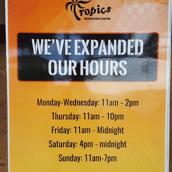 TROPICS WARRIOR ZONE - Updated December 2025 - 25 Photos - 1470 Foote ...