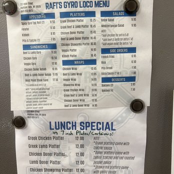 RAFI’S GYRO LOCO - Updated May 2025 - 21 Photos & 22 Reviews - 323 Main ...