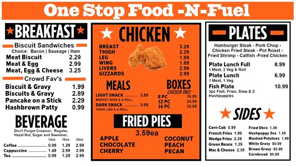 ONE STOP FOOD N FUEL - Updated January 2025 - 11182 Hwy 167 N, Sheridan ...