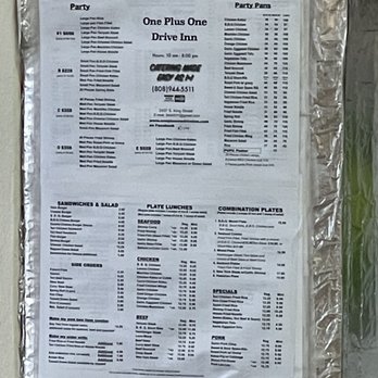 ONE PLUS ONE DRIVE INN - 469 Photos & 215 Reviews - 2437 S King St ...