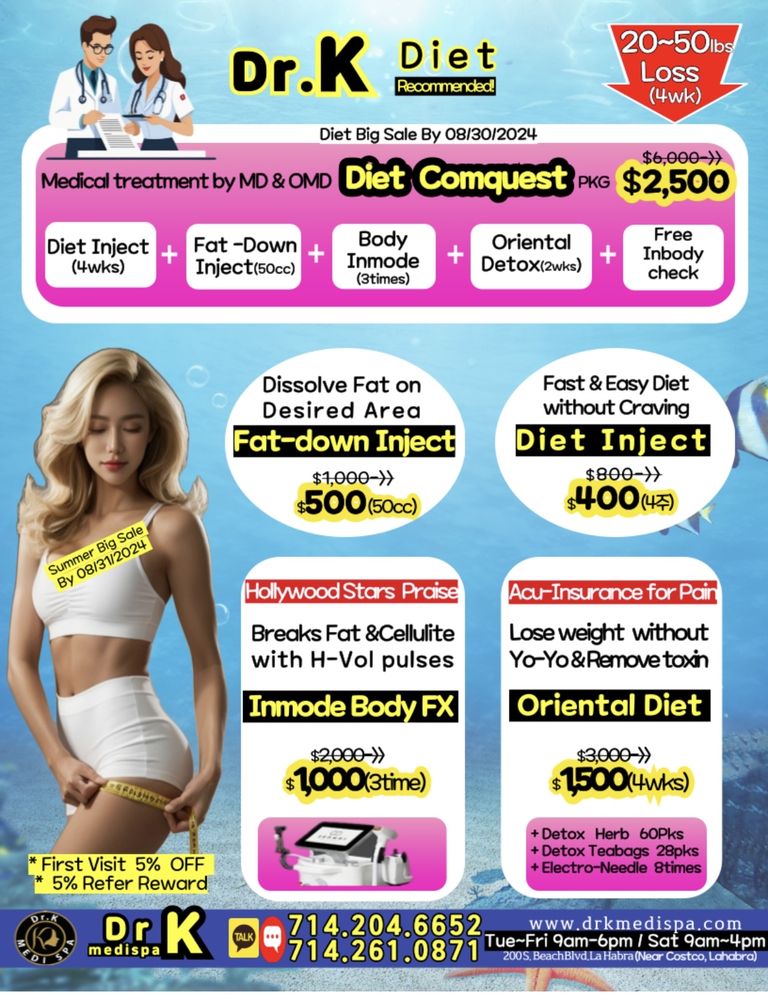 DR K MEDI SPA - Updated December 2024 - 100 Photos & 15 Reviews - 200 S Beach Blvd, La Habra ...