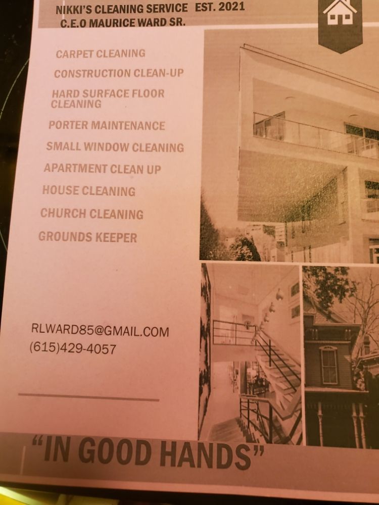 NIKKI CLEANING - Nashville, Tennessee - Home Cleaning - Phone Number - Yelp