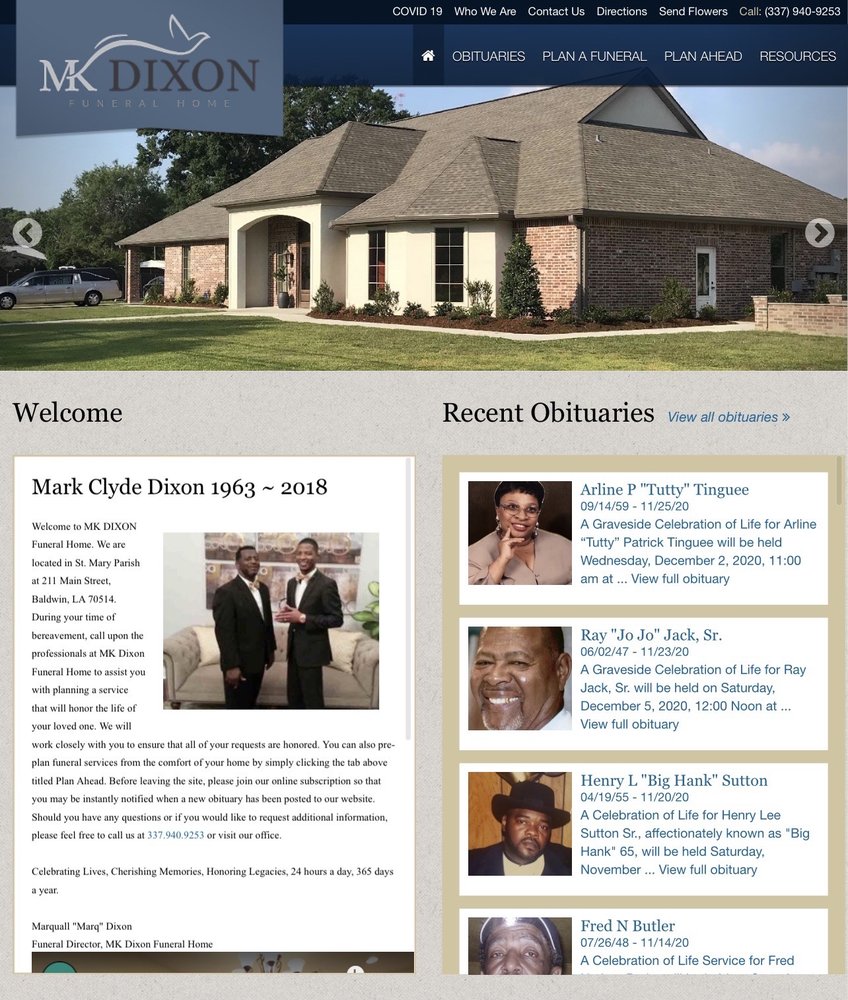 MK DIXON FUNERAL HOME - Updated March 2025 - Request Information - 211 ...