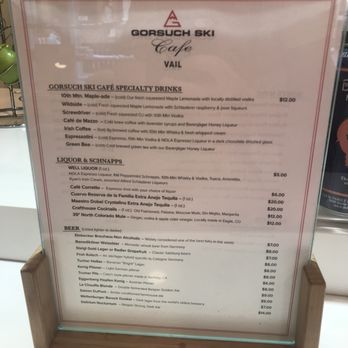 GORSUCH SKI CAFÉ VAIL - Updated July 2025 - 61 Photos & 24 Reviews ...