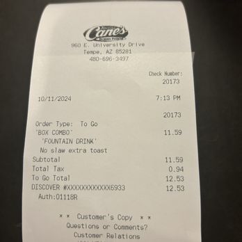 RAISING CANE’S CHICKEN FINGERS - Updated October 2025 - 240 Photos ...