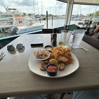 Crab Cake and Scallops