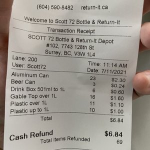 FLEETWOOD BOTTLE RETURN DEPOT - Updated May 2025 - 16084 Fraser Highway ...