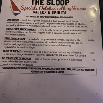 THE SLOOP - 115 Photos & 141 Reviews - 103 W Canal Dr, Gulf Shores ...
